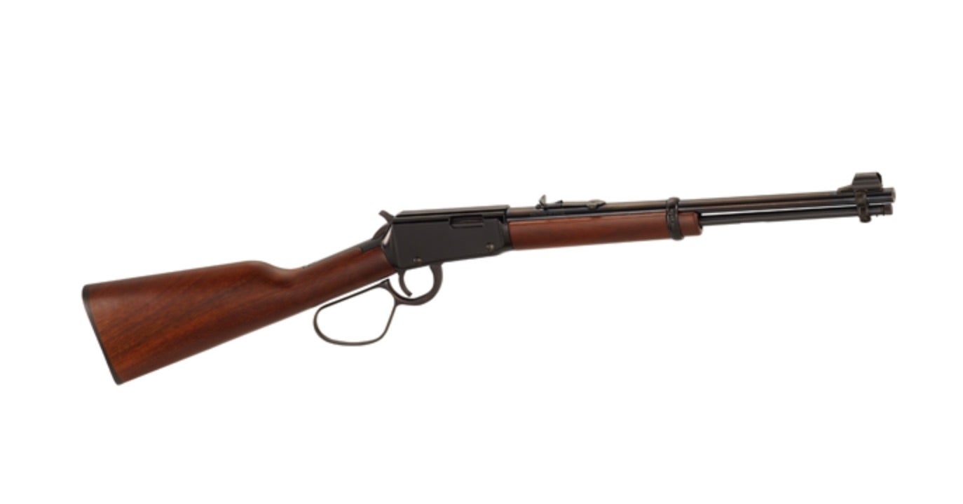 Henry Rimfire Lever-Action Rifle with Large Loop Lever .22 Short/Long ...